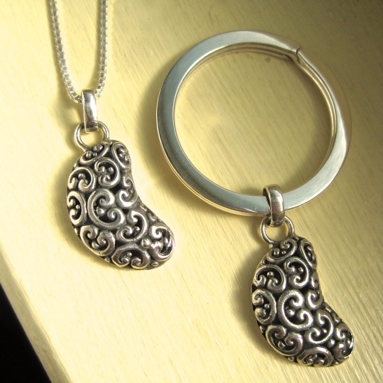 Kidney Transplant Donor/Recipient Gift Set-Pendant and (Large) Key Ring ...