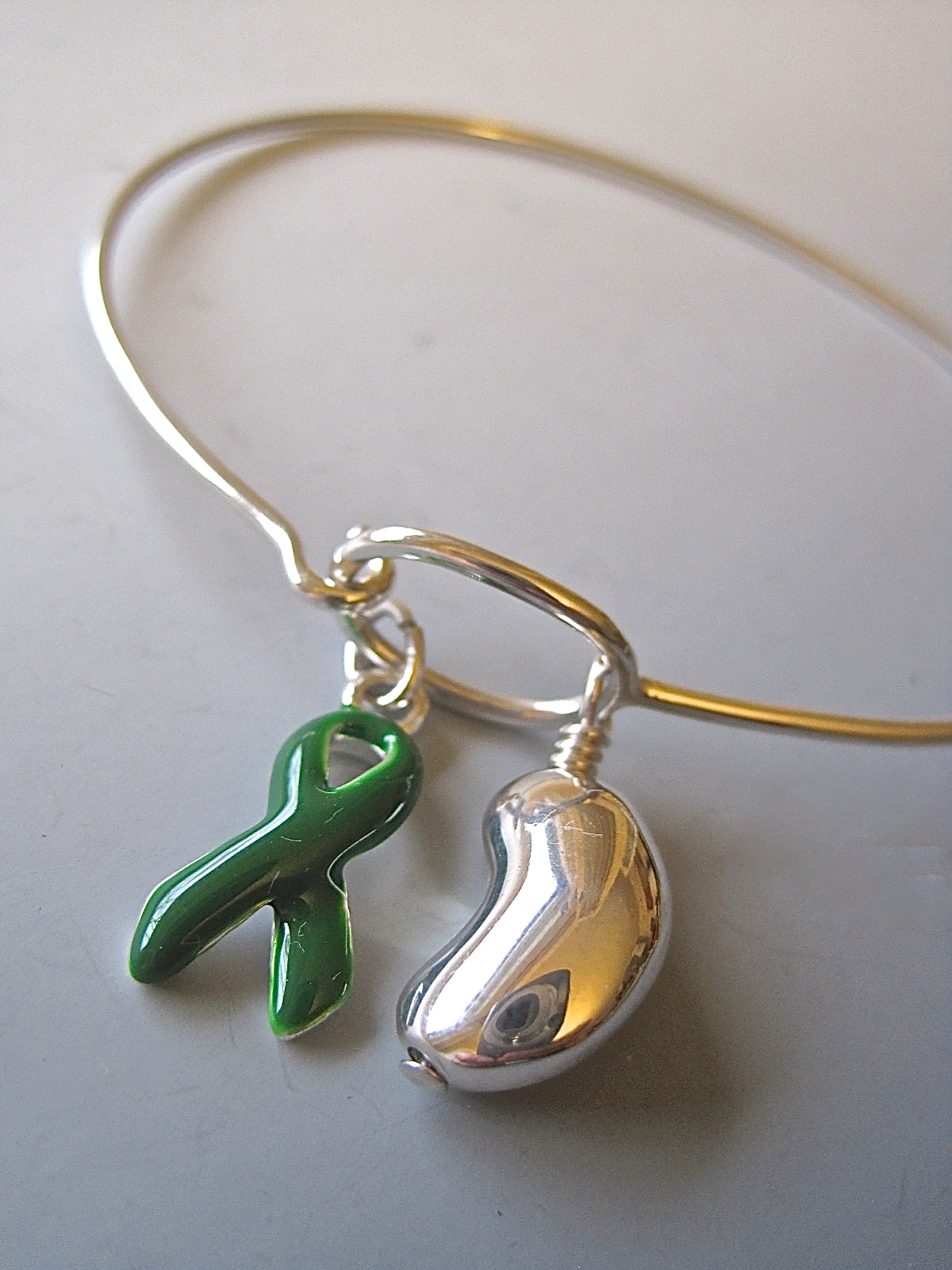 sterling kidney transplant bangle bracelet « Kidney Jewelry ...